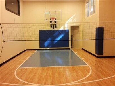 Backyard Volleyball Courts - Indoor Home Volleyball Court | Sport Court MN